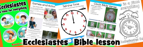 Ecclesiastes - Preschool Bible Lesson - Trueway Kids