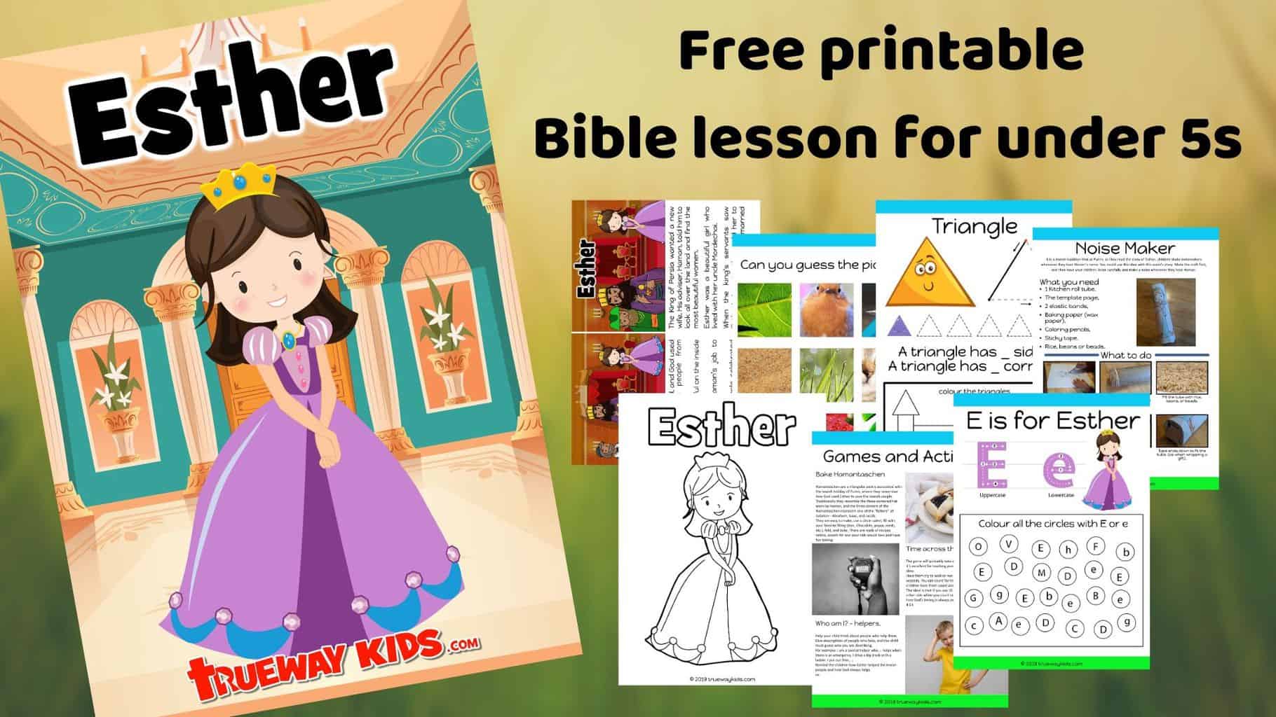 Esther - Preschool Bible lesson - Trueway Kids