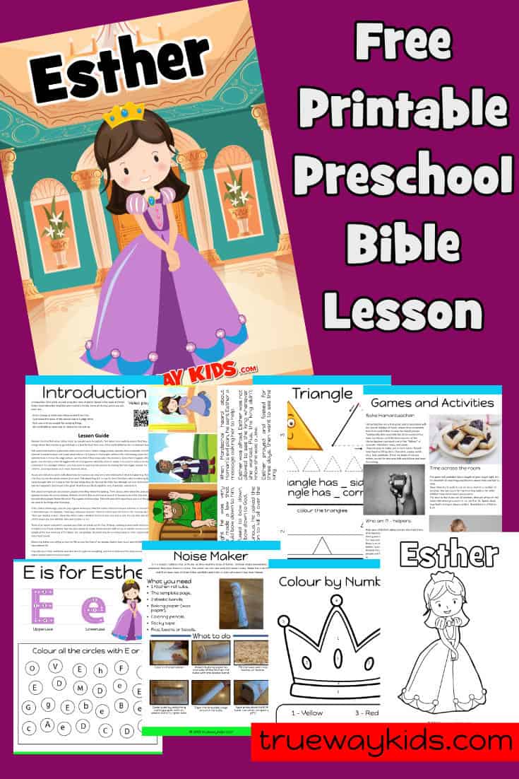 Esther - Preschool Bible lesson - Trueway Kids
