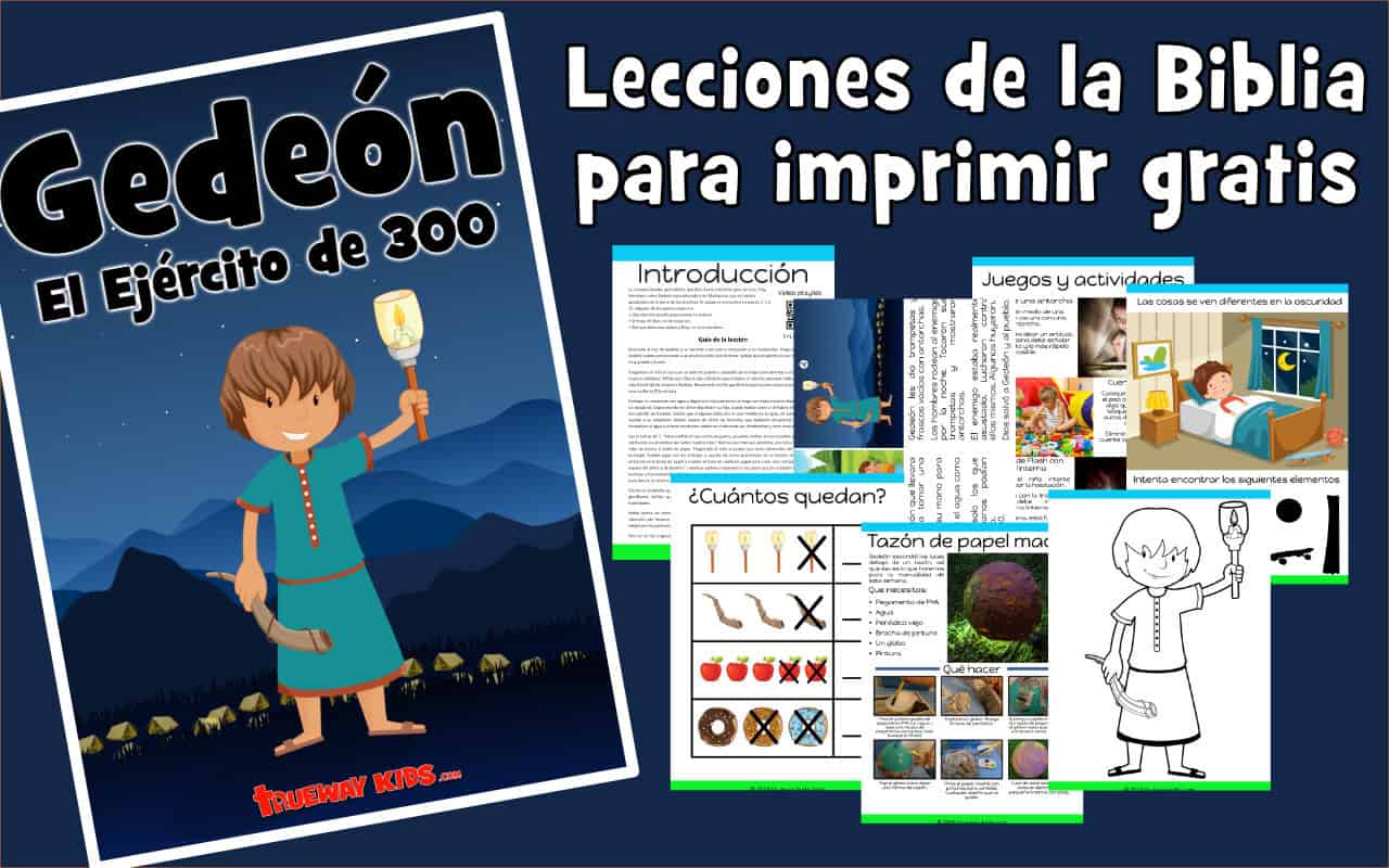 El Ejército de Gedeón de 300 - lección de la biblia para niños ...