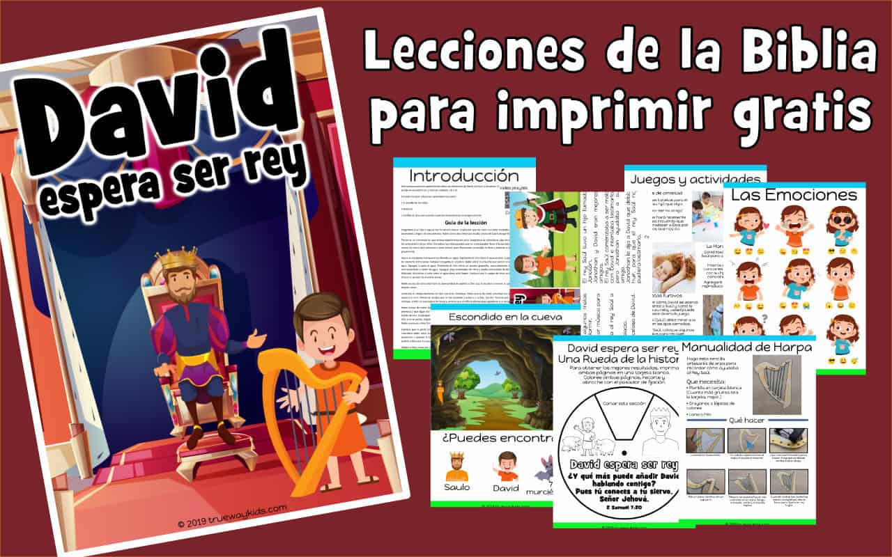 David espera ser rey - lección de la biblia para niños - Trueway Kids