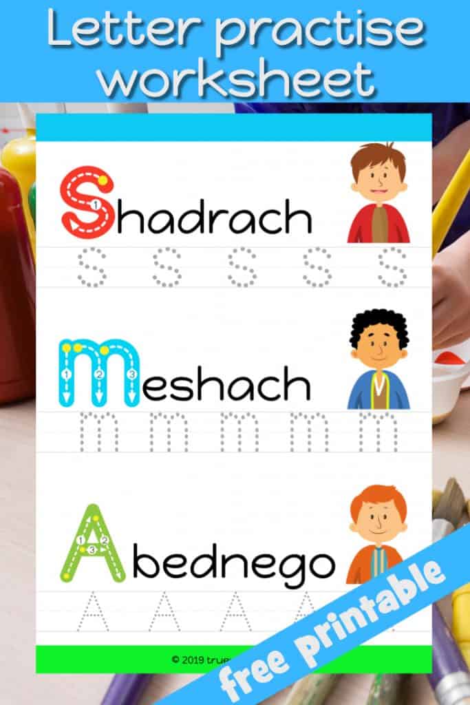 Shadrach, Meshach, and Abednego - Preschool Bible lesson - Trueway Kids