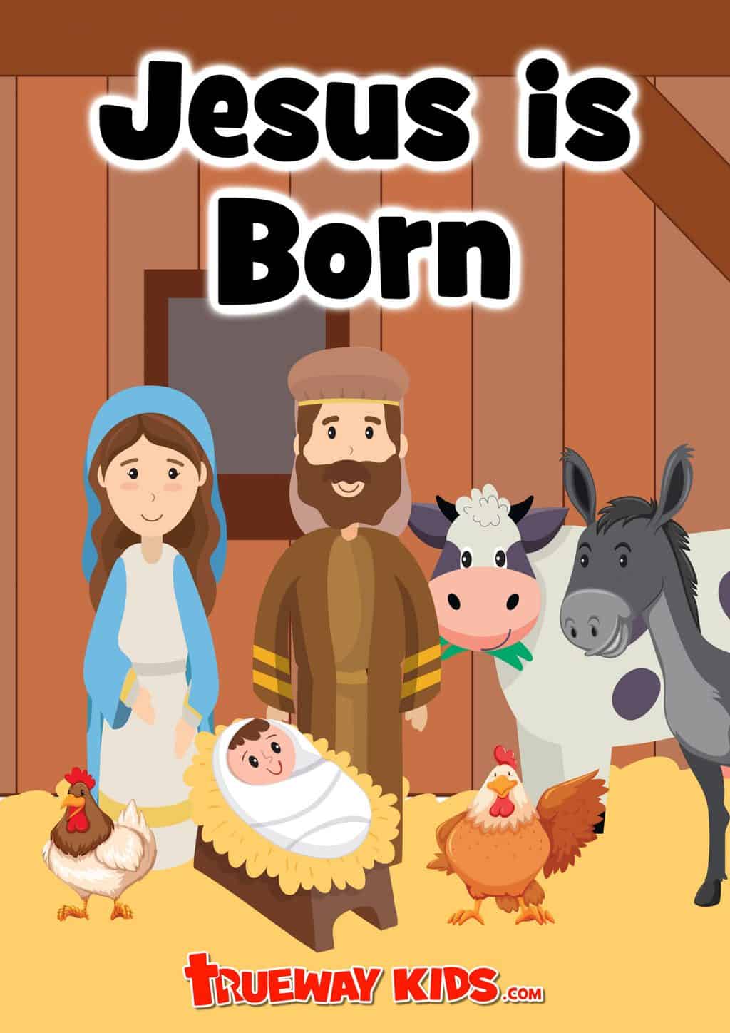 Jesus is born - Free printable Christmas Bible lesson - Trueway Kids