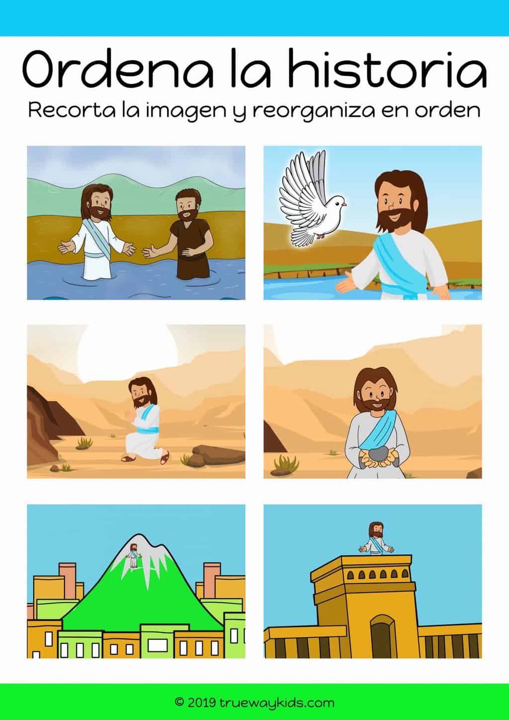 La tentación de Jesús - lección de la biblia para niños - Trueway Kids