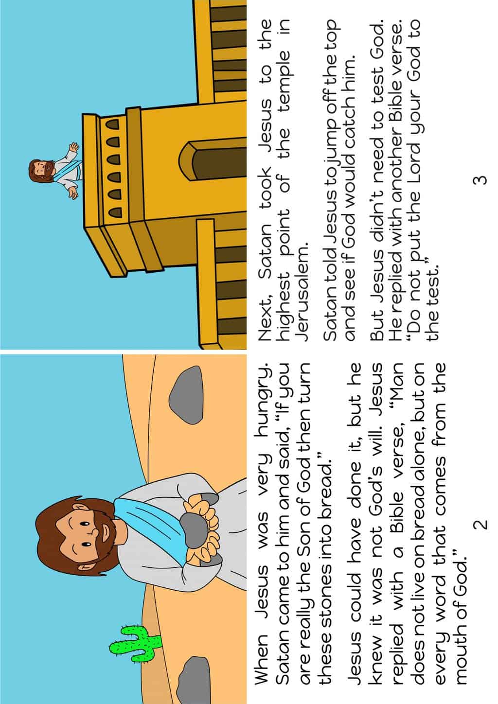 The Temptation of Jesus - Bible lesson for kids - Trueway Kids