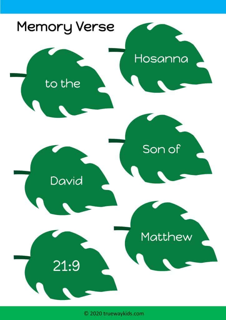 Palm Sunday and Holy Week - Trueway Kids