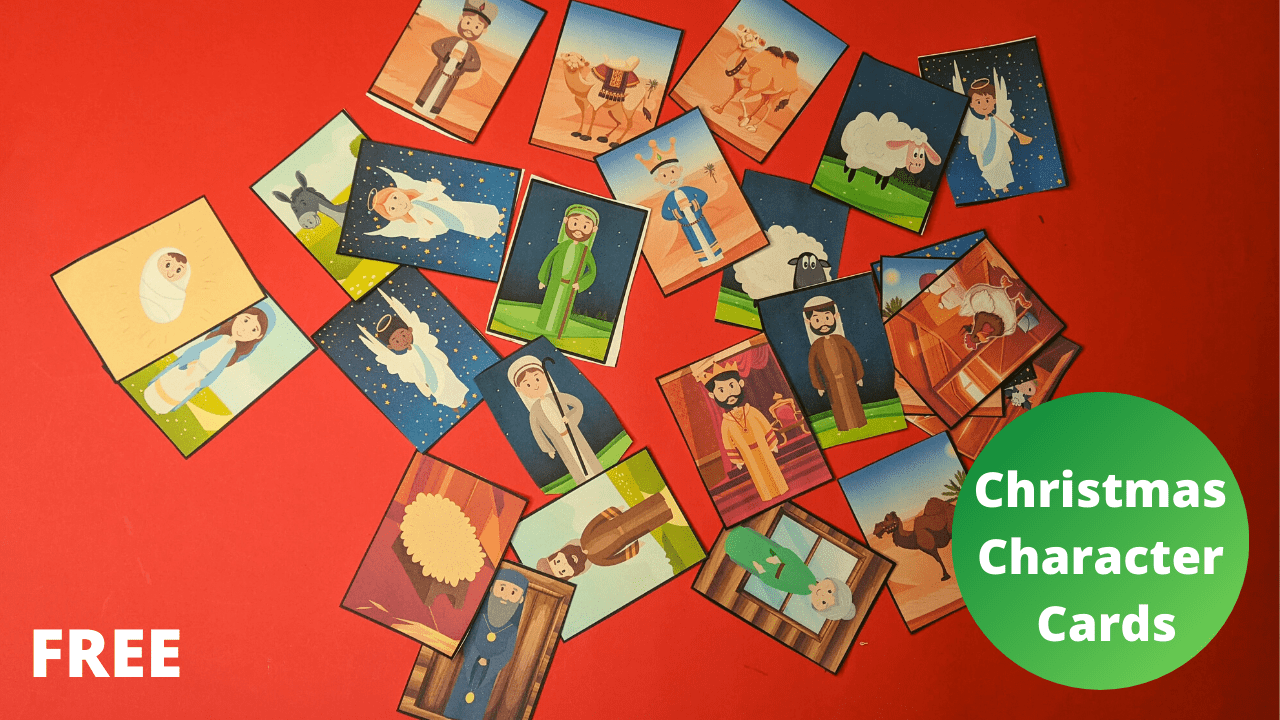 Christmas Character Cards - Trueway Kids