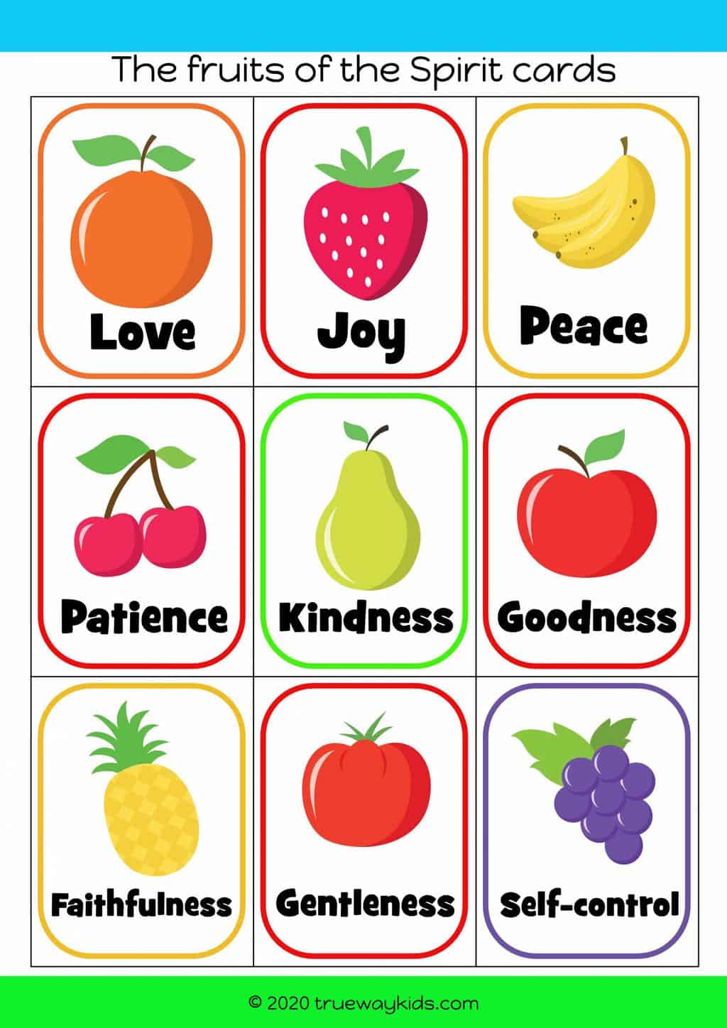 The Fruit Of The Spirit Trueway Kids The Fruit Of The Spirit Trueway Kids