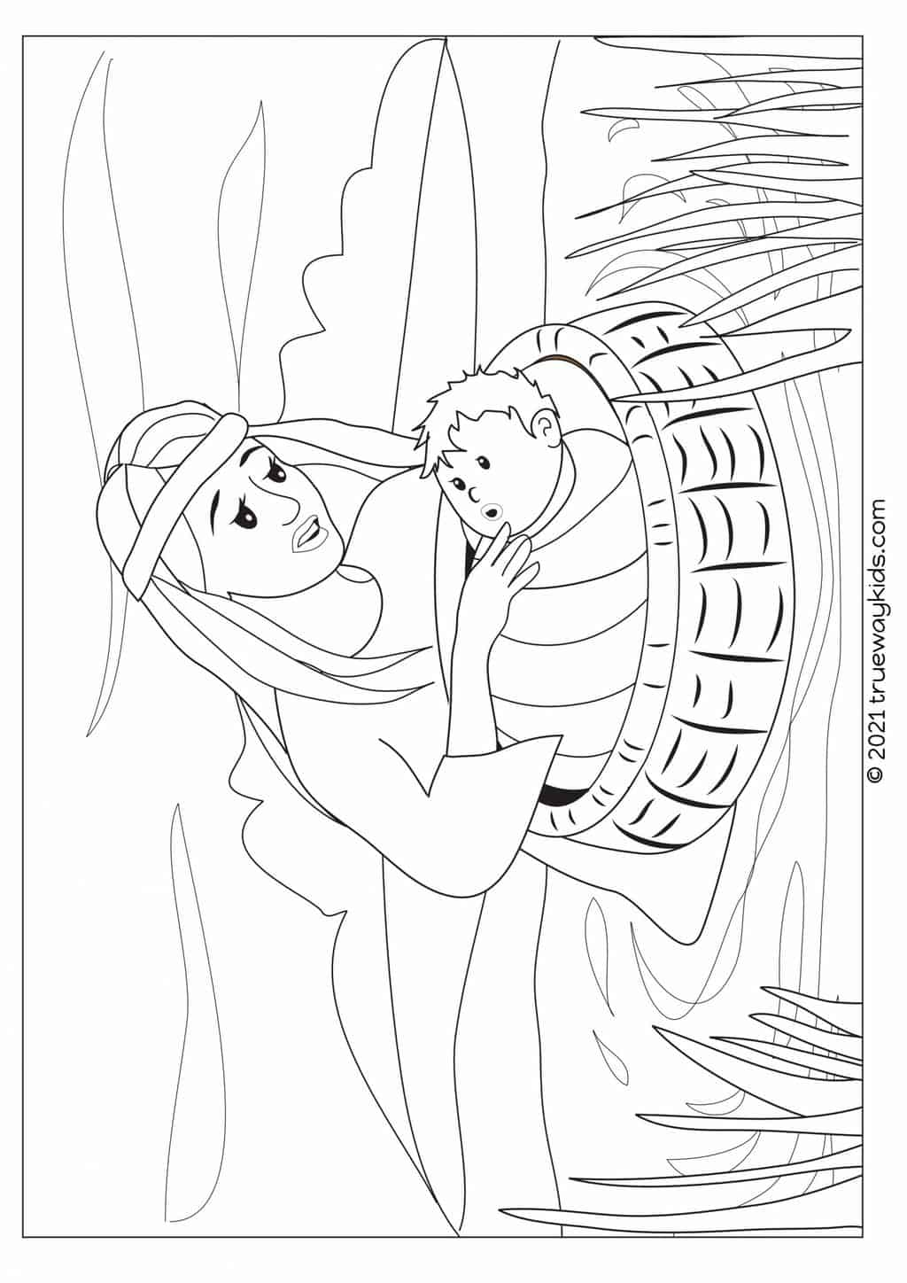 Bebé Moisés - lección de la biblia para niños - Trueway Kids