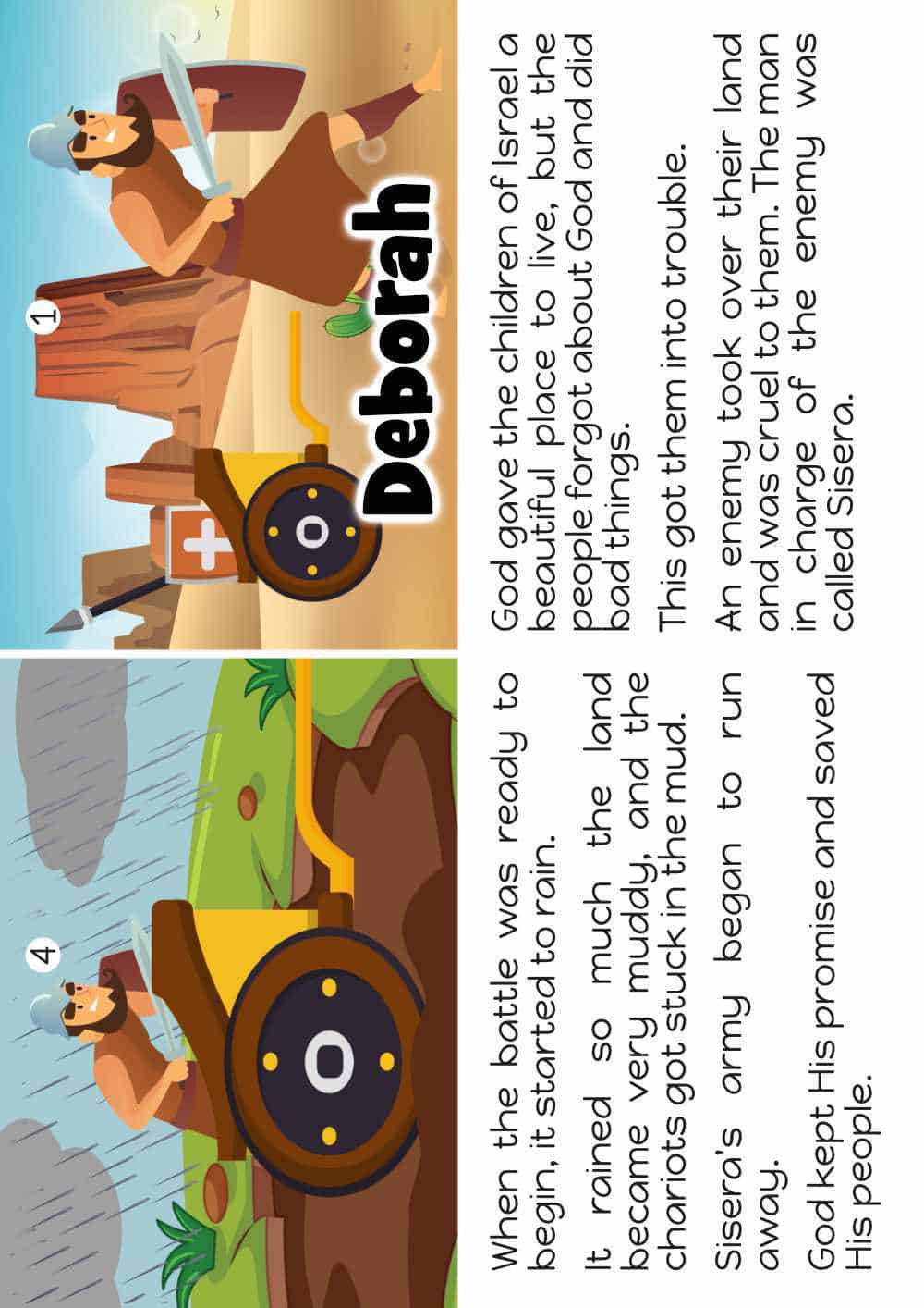 Deborah Bible Coloring Pages For Kids