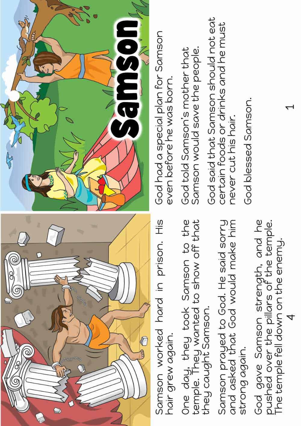 Samson - Free Bible lesson for kids - Trueway Kids