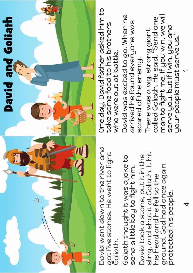 David and Goliath - Preschool Bible lesson - Trueway Kids
