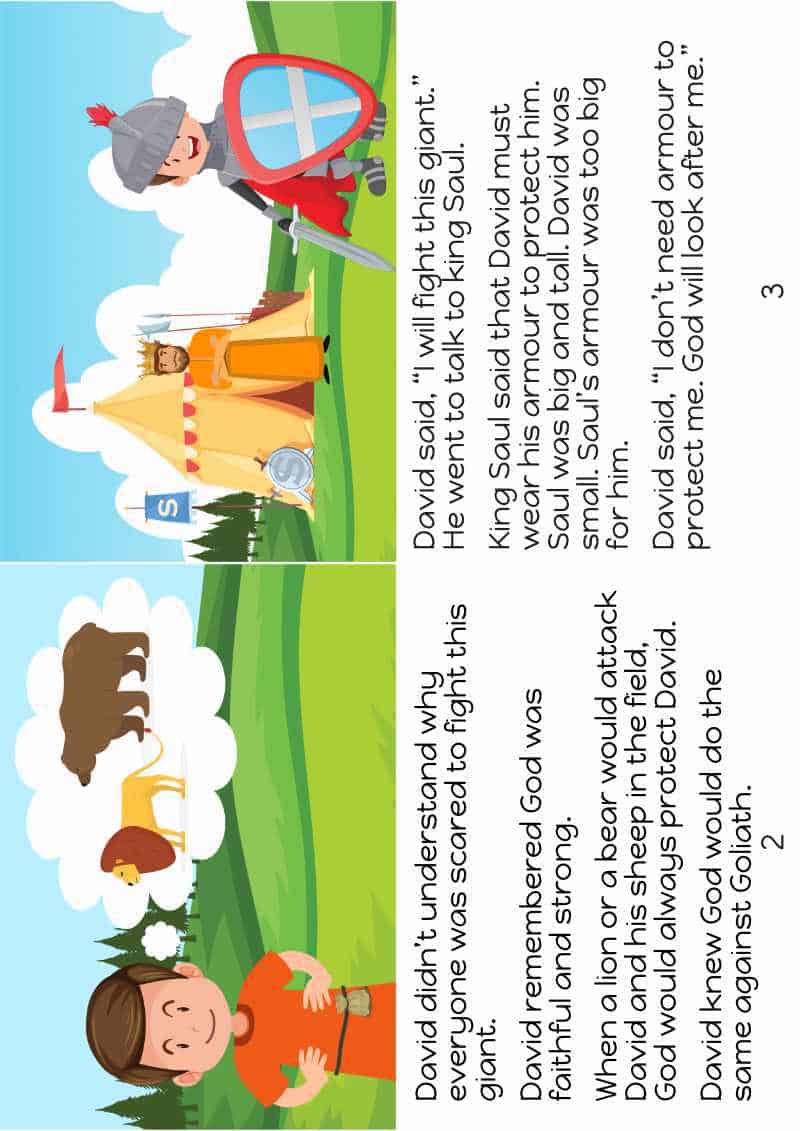 David and Goliath - Preschool Bible lesson - Trueway Kids