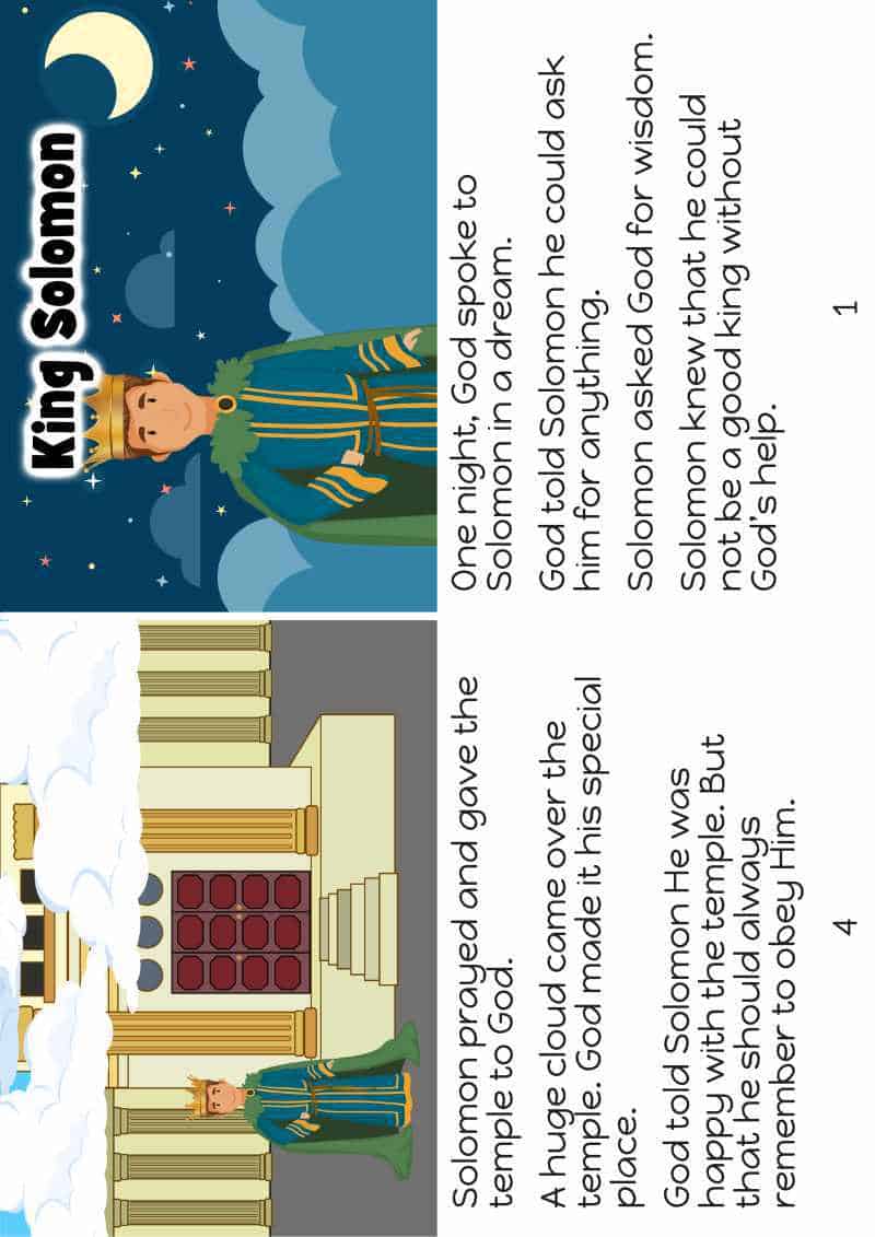 Solomon - FREE Bible lesson for kids - Trueway Kids