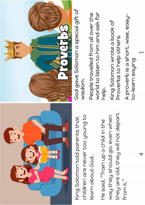 Proverbs - Preschool Bible lesson for kids - Trueway Kids