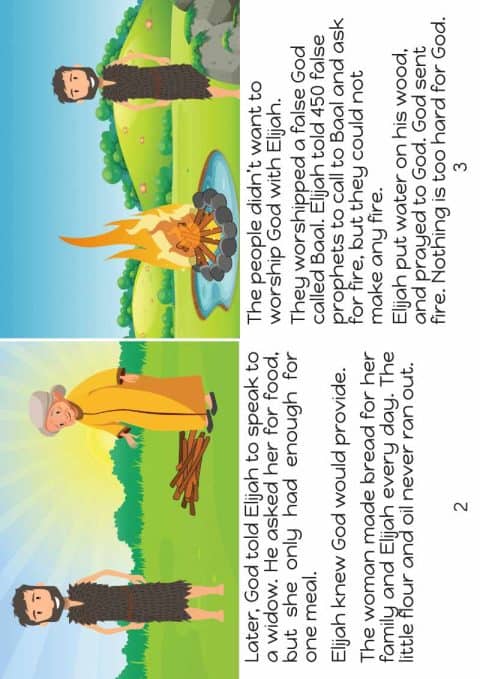 Elijah Preschool Bible Lesson - Trueway Kids
