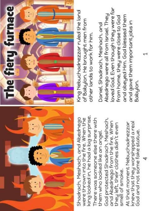 Shadrach, Meshach, and Abednego - Preschool Bible lesson - Trueway Kids