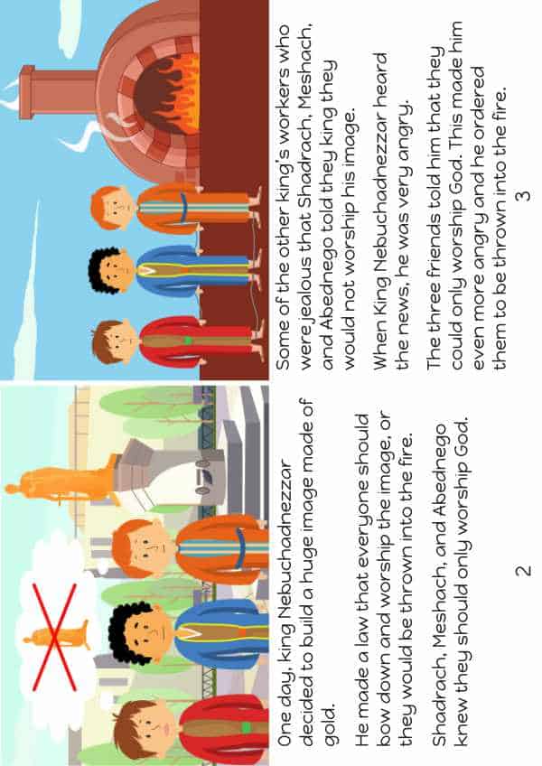 Shadrach, Meshach, and Abednego - Preschool Bible lesson - Trueway Kids