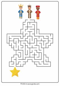 Christmas worksheets for children over 5s - Trueway Kids