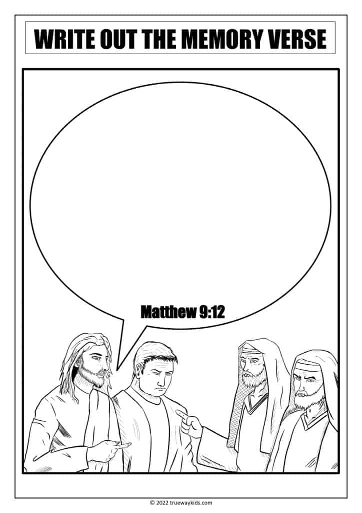 JESUS, FRIEND OF SINNERS (MATTHEW 9:9-17) Teen Bible lesson - Matthew ...