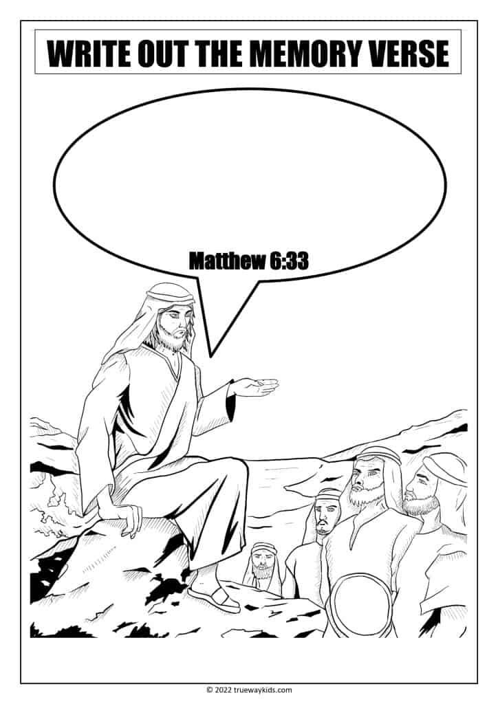 THE SERMON ON THE MOUNT - Teen Bible lesson - Trueway Kids