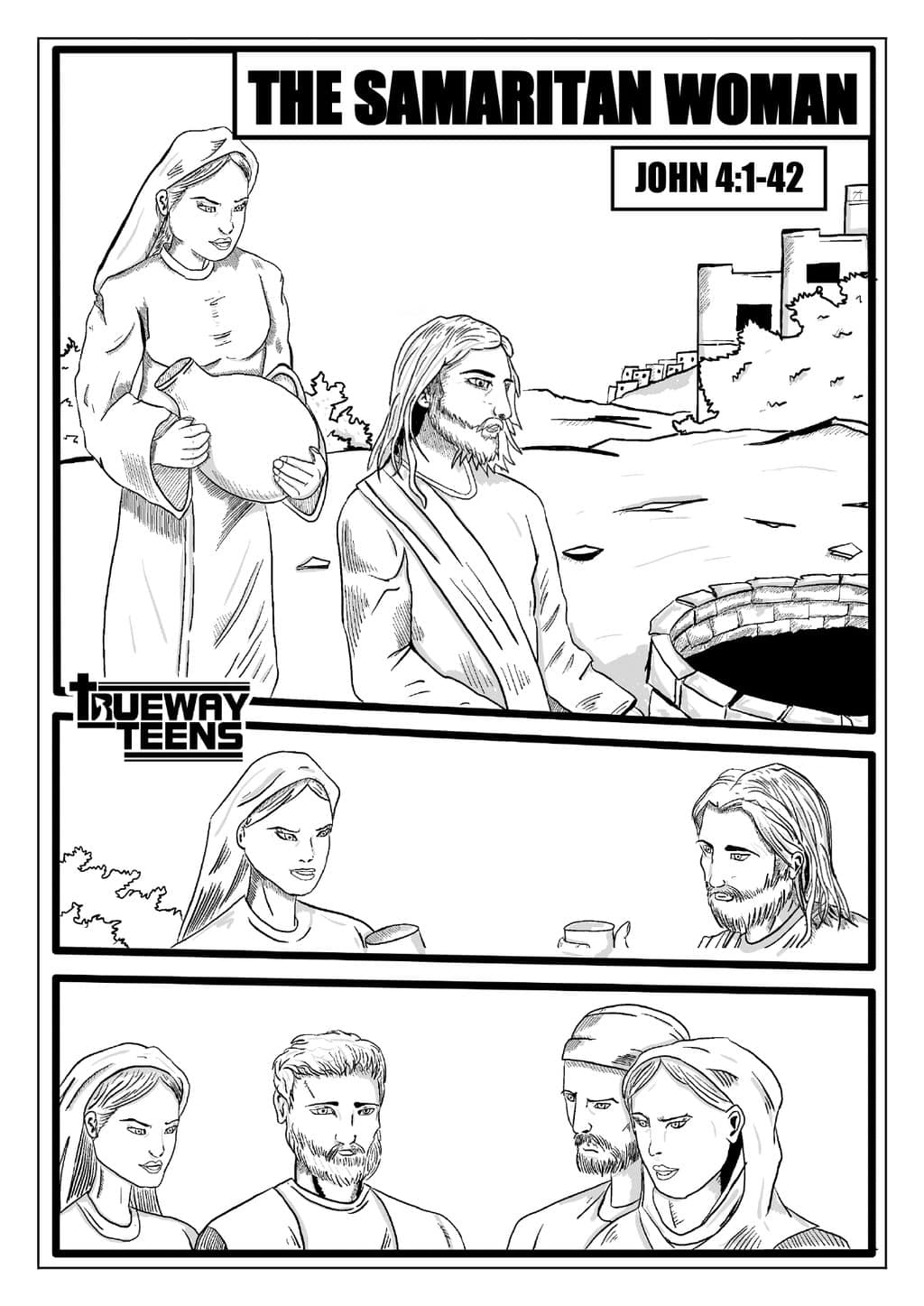 THE SAMARITAN WOMAN - John 4 - Teen Bible study - Trueway Kids
