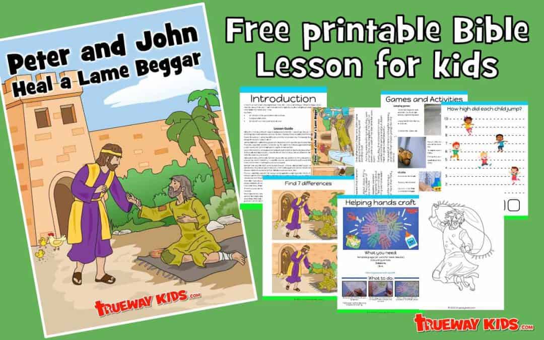 Peter and John Heal a Lame Beggar - Trueway Kids Peter and John Heal a Lame Beggar - Trueway Kids