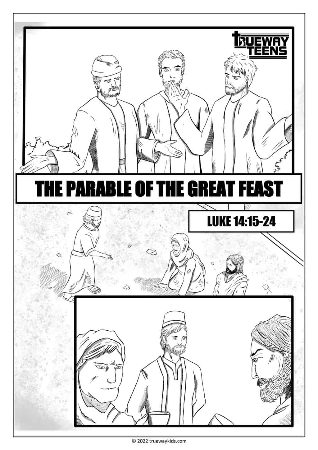 THE PARABLE OF THE GREAT FEAST - Luke 14:15-24 (Teen Bible lesson ...