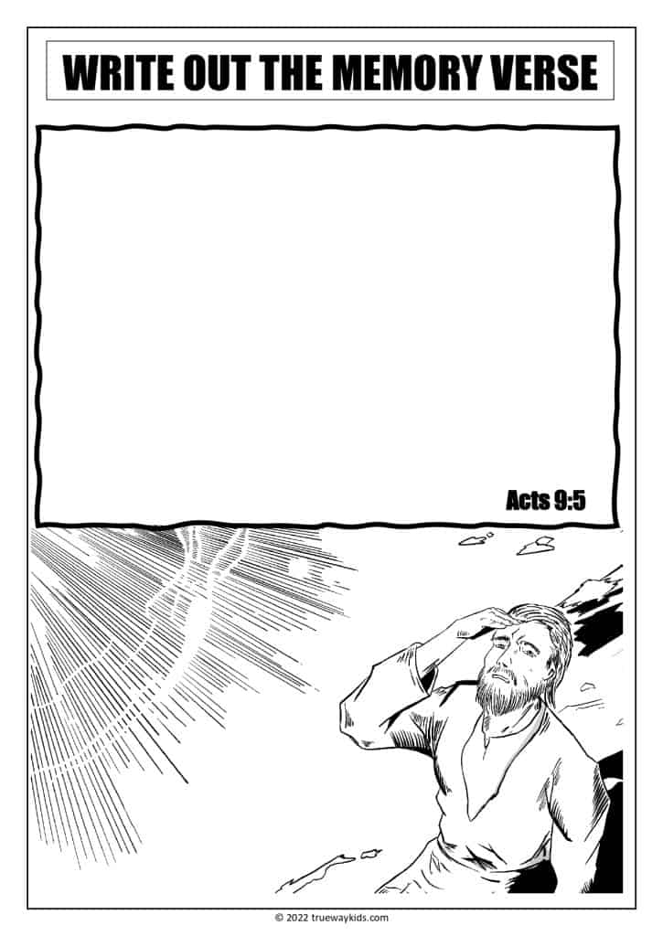 SAUL’S CONVERSION - ACTS 9 (Bible lesson for teens) - Trueway Kids