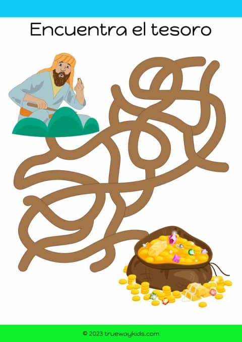El Tesoro Escondido - Lección bíblica para niños - Trueway Kids