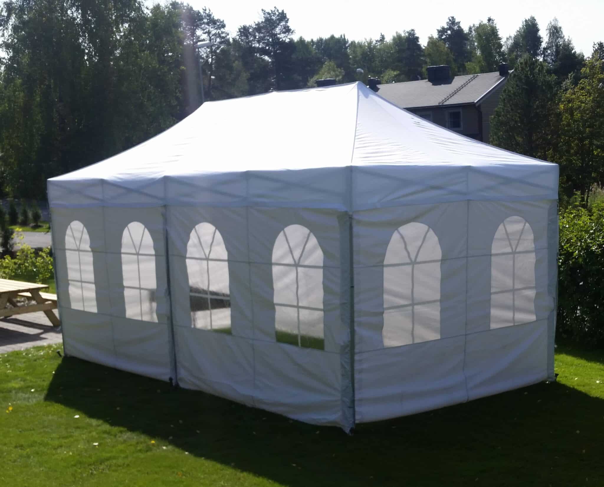 Quickup telt 3 x 6 m. med vegger - Utleiekompaniet AS