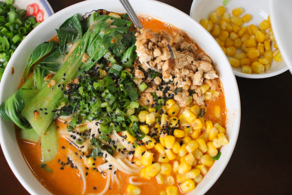 Vegan Tantanmen (Sesame Ramen with Tofu) - Veggie Anh