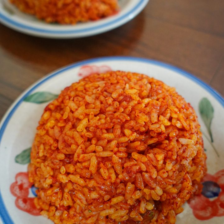 Vietnamese Red Sticky Rice (Xôi Gấc) - Veggie Anh