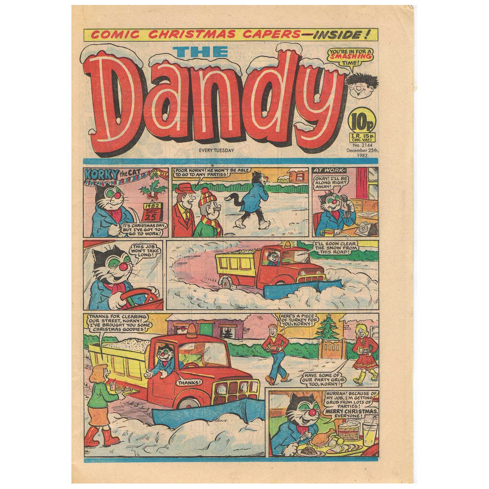 25th December 1982 - BUY NOW - The Dandy comic - issue 2144