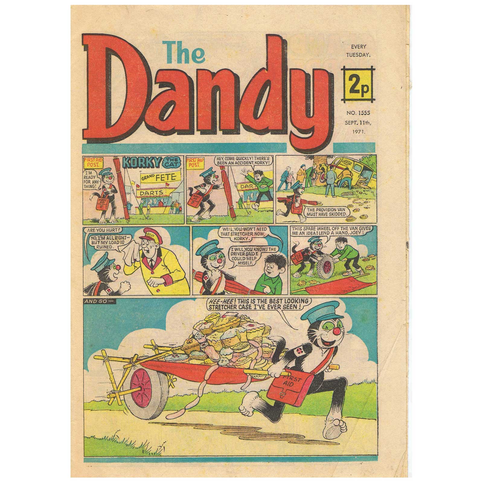 11th September 1971 - BUY NOW - The Dandy comic - issue 1555