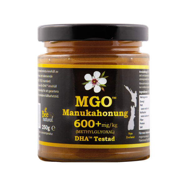 MGO® manukahonung 600+ 250g - AB Visby Hälsokost