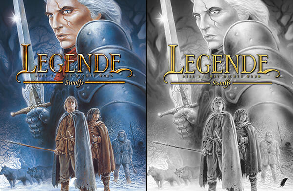 Legende: Gelimiteerde Zwart-wit Verzamelaarseditie | 't Vlaams Stripcentrum