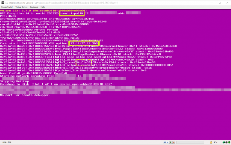 ESXi 6.7 PSOD with qfle3 driver version above 1.0.69.1 – The vGoodie-bag