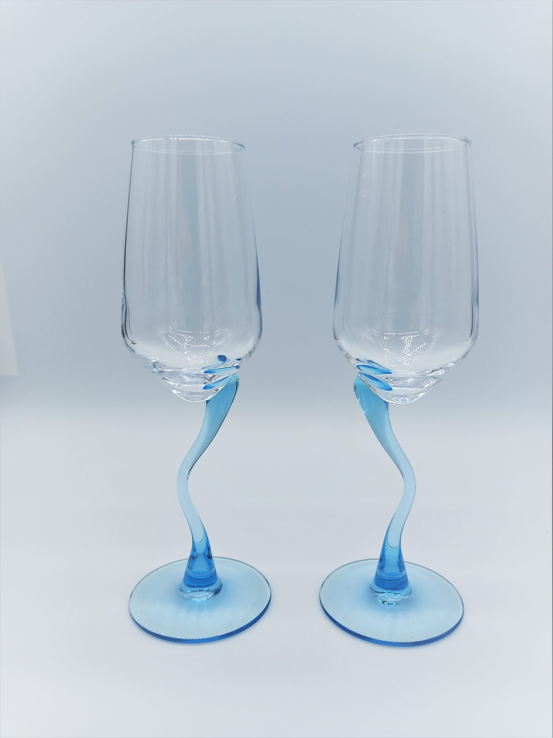Luminarc Curl Blue Champagne Flutes (set van 2)