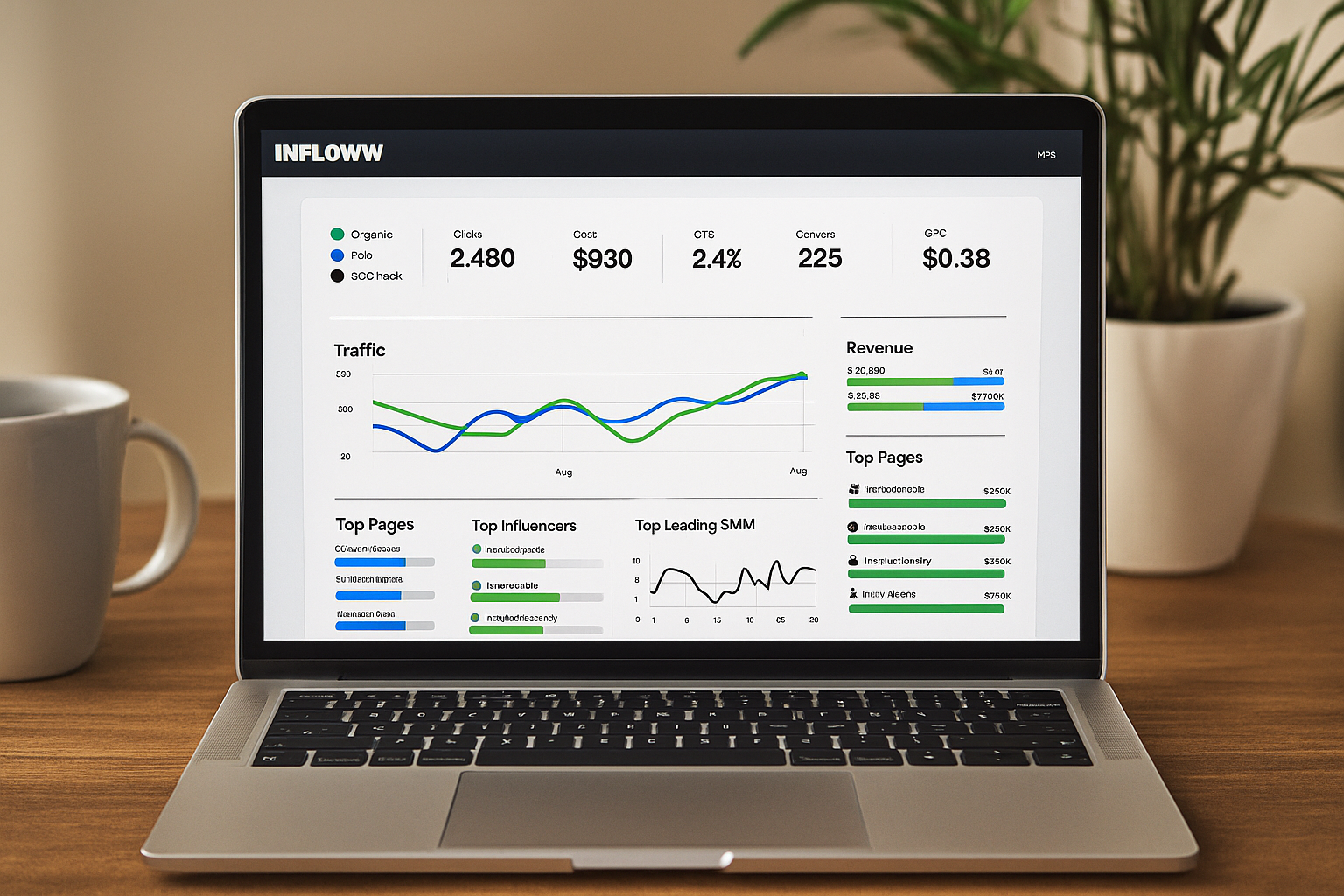 Infloww Fake Dashboard : créez des tableaux de bord factices réalistes ...