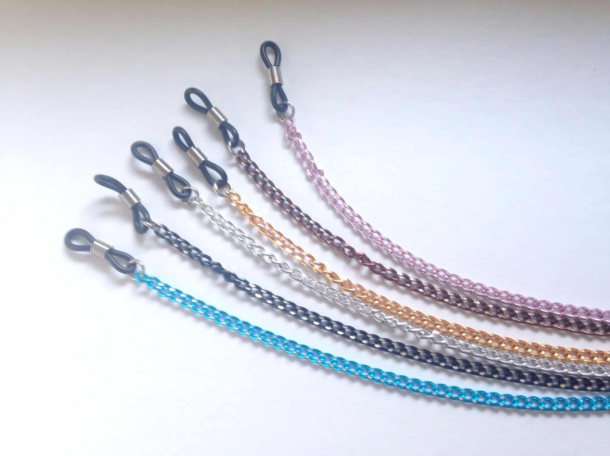 Sparkling Metallic Spectacle Chain