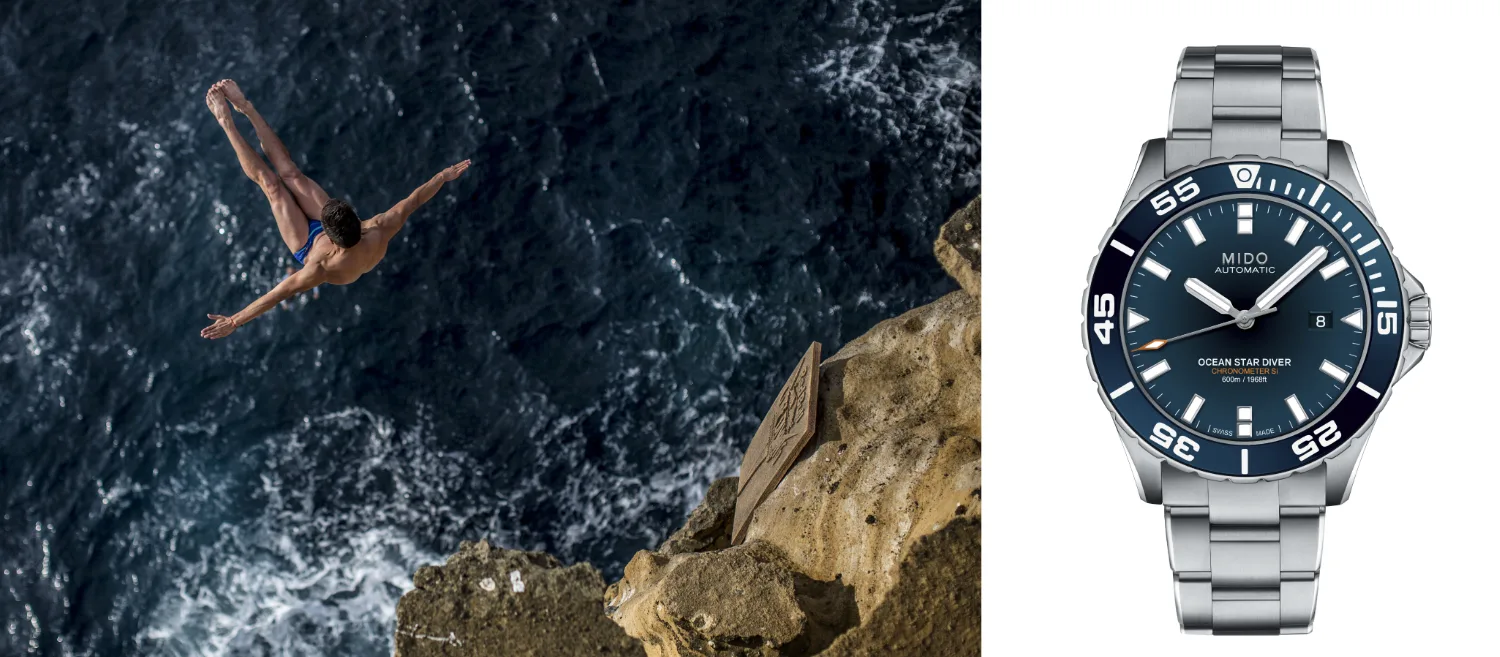 Red Bull Cliff Diving + Mido Partnership - WristReview.com ...