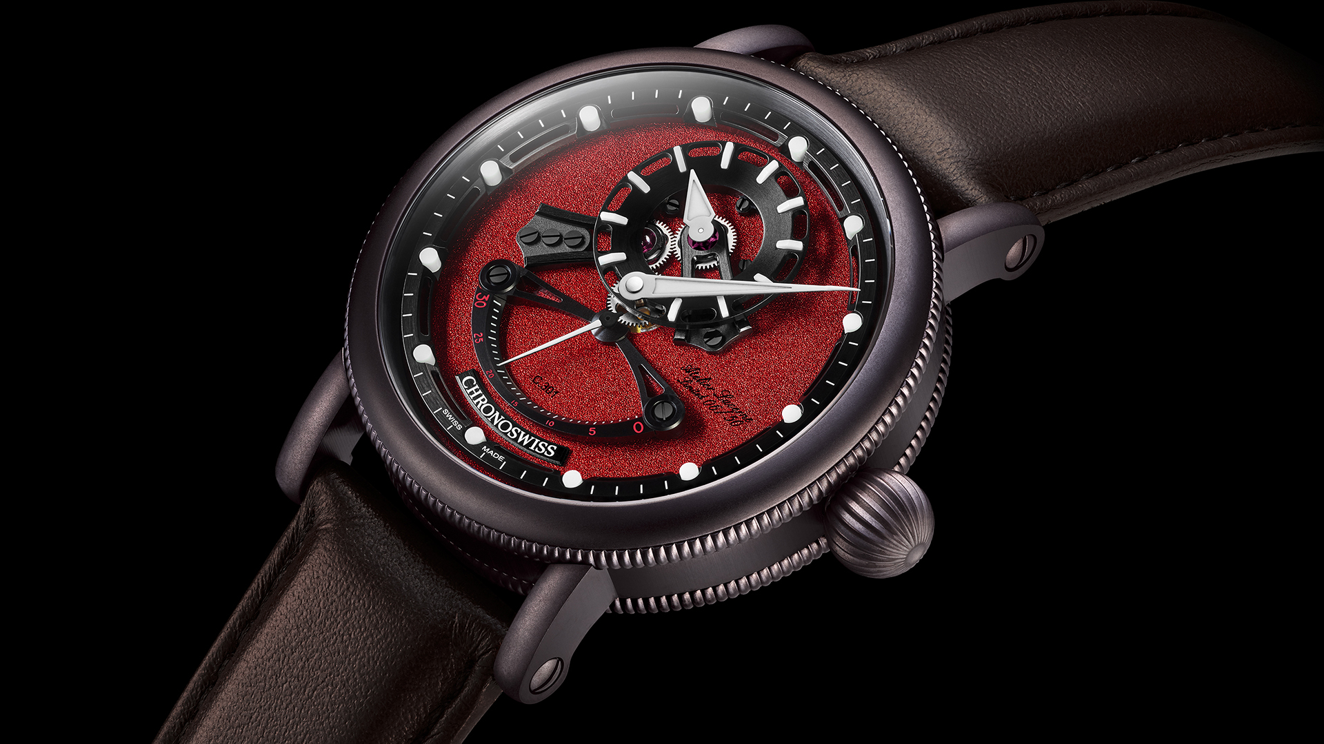 Chronoswiss Open Gear ReSec Chocolate Watch