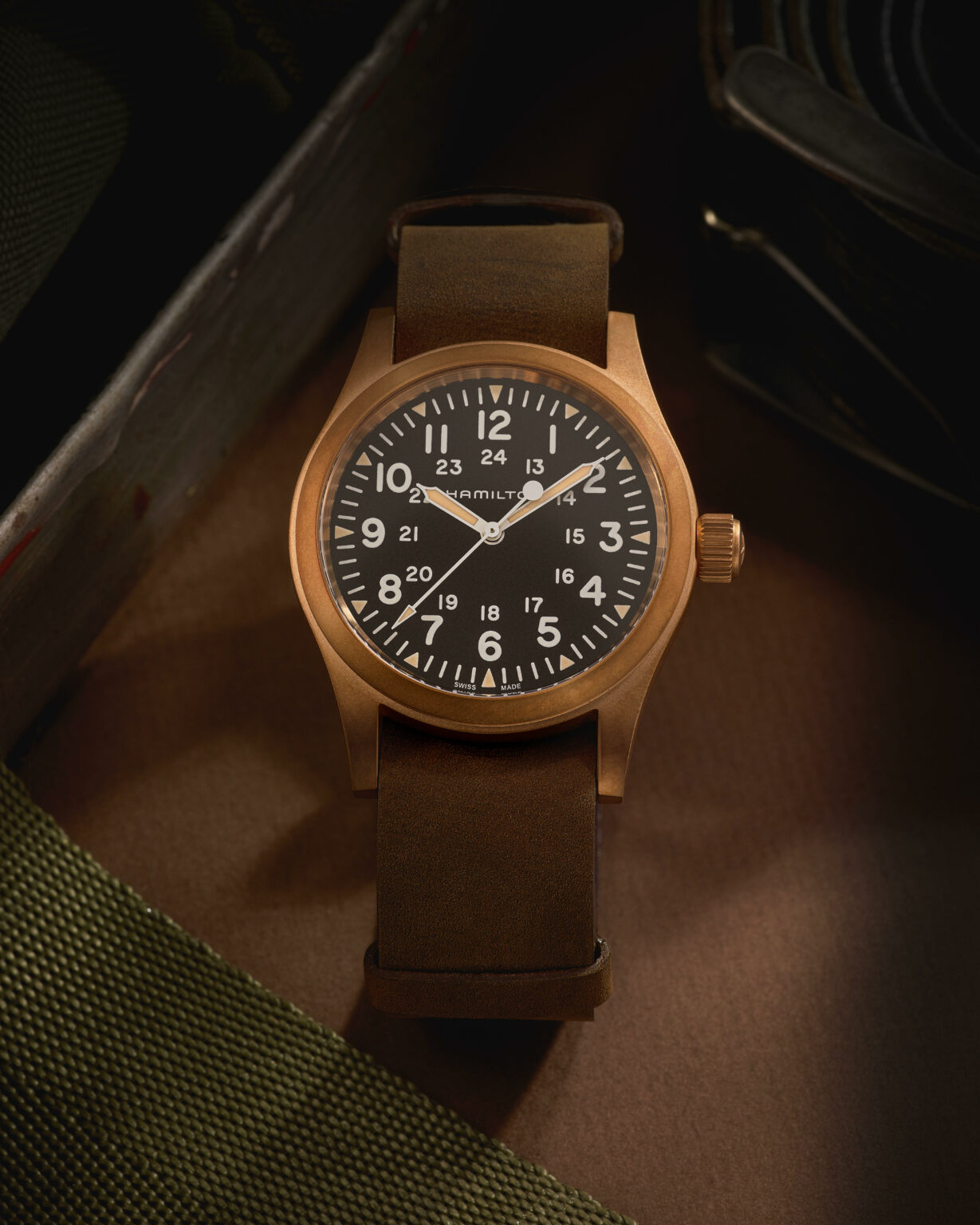 Introducing The Hamilton Khaki Field Mechanical Bronze Watch ...