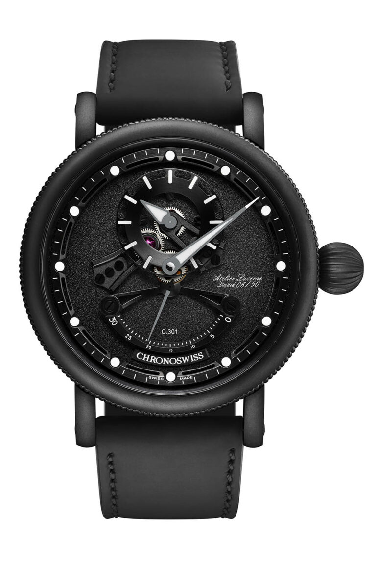 Introducing The Chronoswiss Open Gear ReSec Black Ice Watch – WristReview.com – Featuring Watch ...