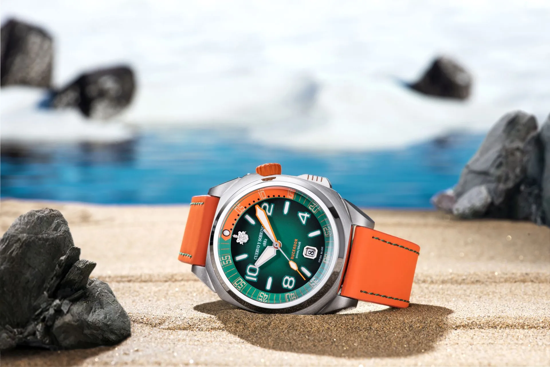 Cuervo y Sobrinos Buceador Caribe “Pipin” Edition Watch - WristReview ...