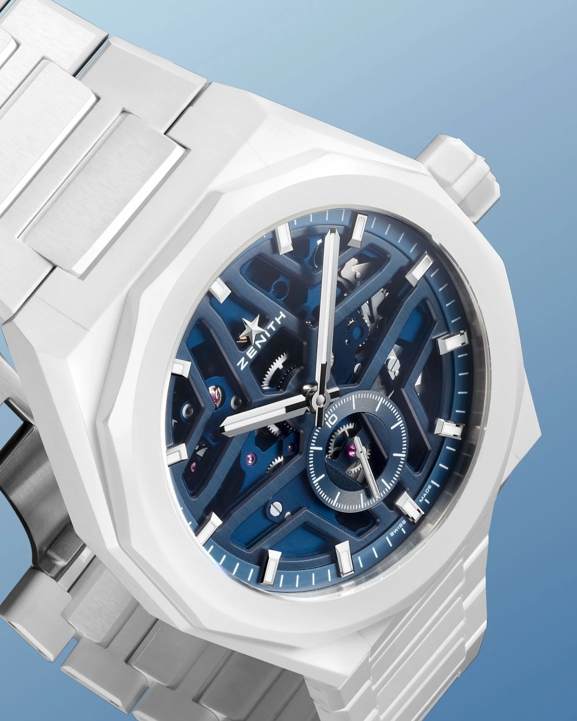 Zenith Unveils The Defy Skyline White Ceramic Skeleton Watch ...