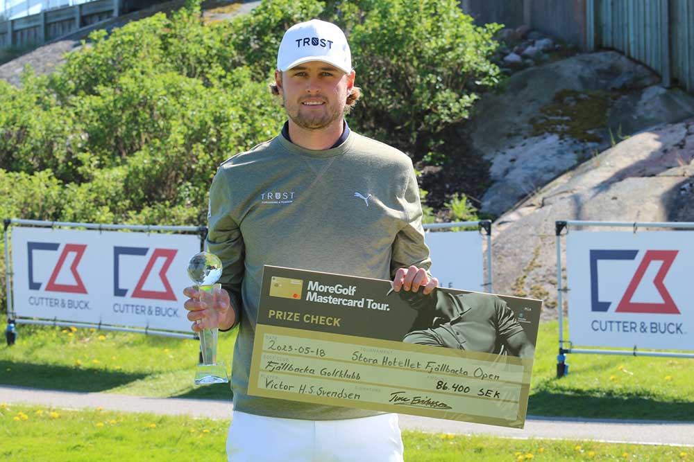 Victor H Sidal Svendsen vandt Stora Hotellet Fjällbacka Open - 19hul.dk - golf