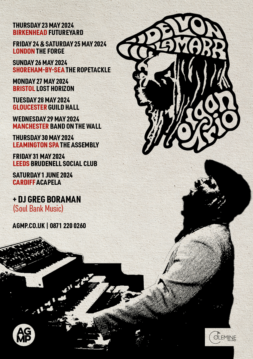 Direct from the USA, DELVON LAMARR ORGAN TRIO – 1st 3 MAGAZINE