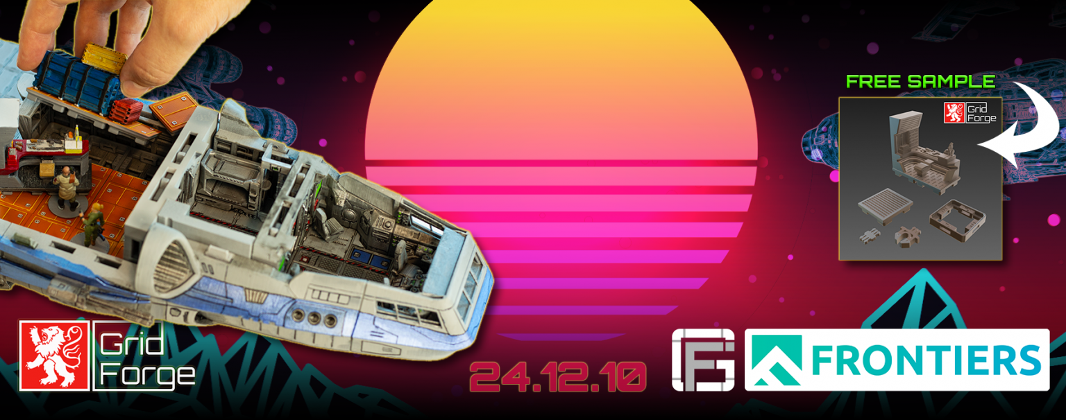 2nd Dynasty - 3D Printable Sci-fi ships and terrain for tabletop play